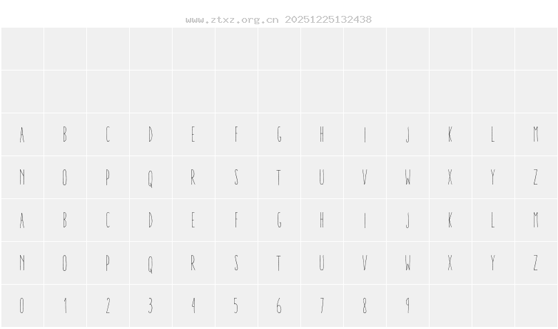 Aracne Ultra Condensed Light|英文字体|字体下载