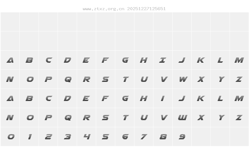 Airstrike Gradient|英文字体|字体下载